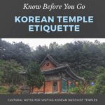Korean Temple Etiquette