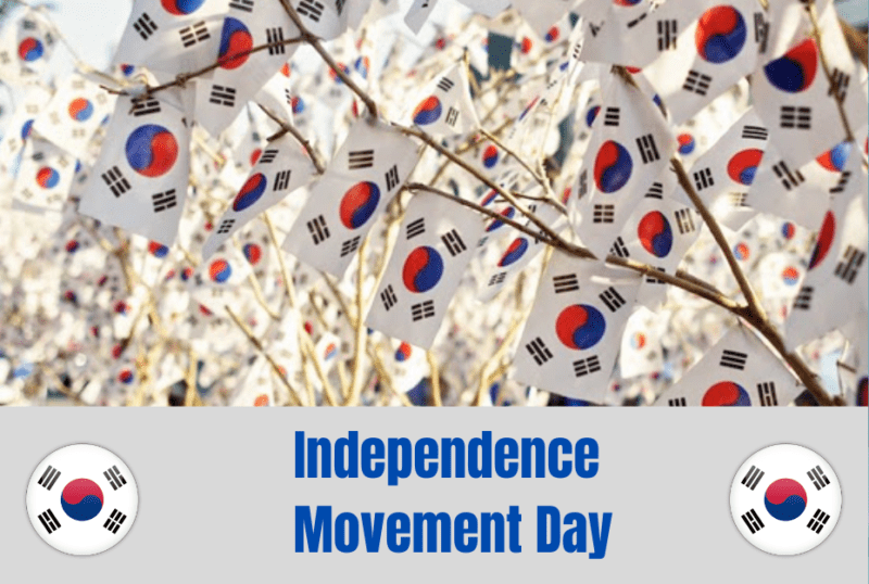 Independence Movement Day 삼일절 in Korea